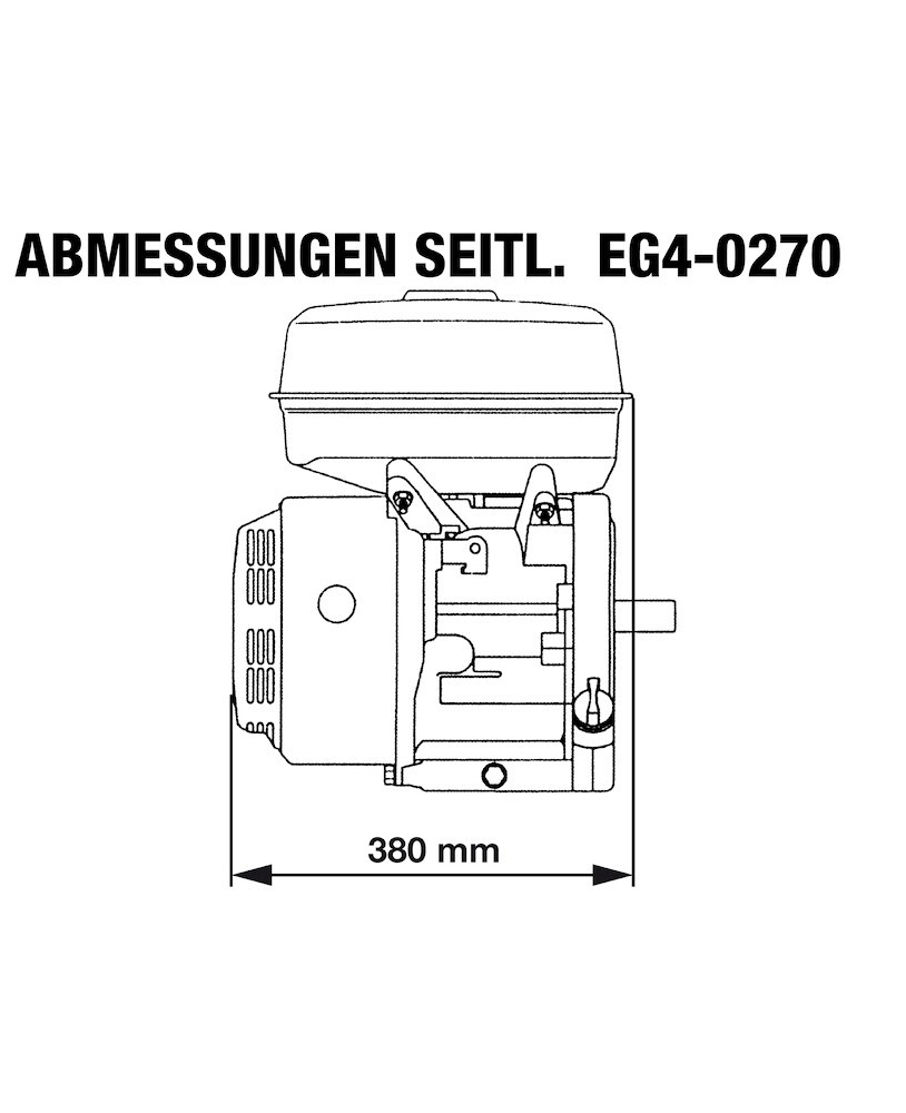 Benzínový motor EG4-0270-5H-V5
